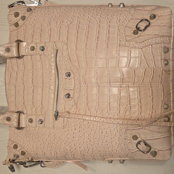 boutique | Bags | Brand New Off White Faux Leather Crocodileembossed ...